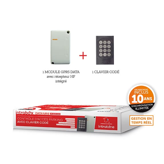 06-0130 Intrabox Data mini récepteur HF intégré + clavier codé - Intratone