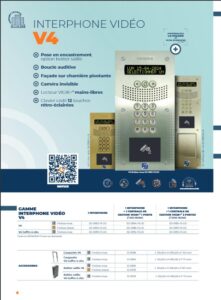 Interphone vidéo V4 - Intratone