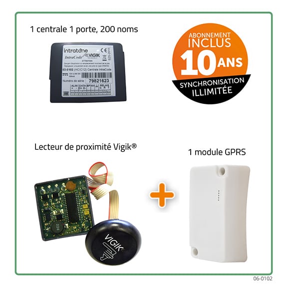06-0102 - Intrabox DATA éco lecteur de proximité Vigik® - Intratone