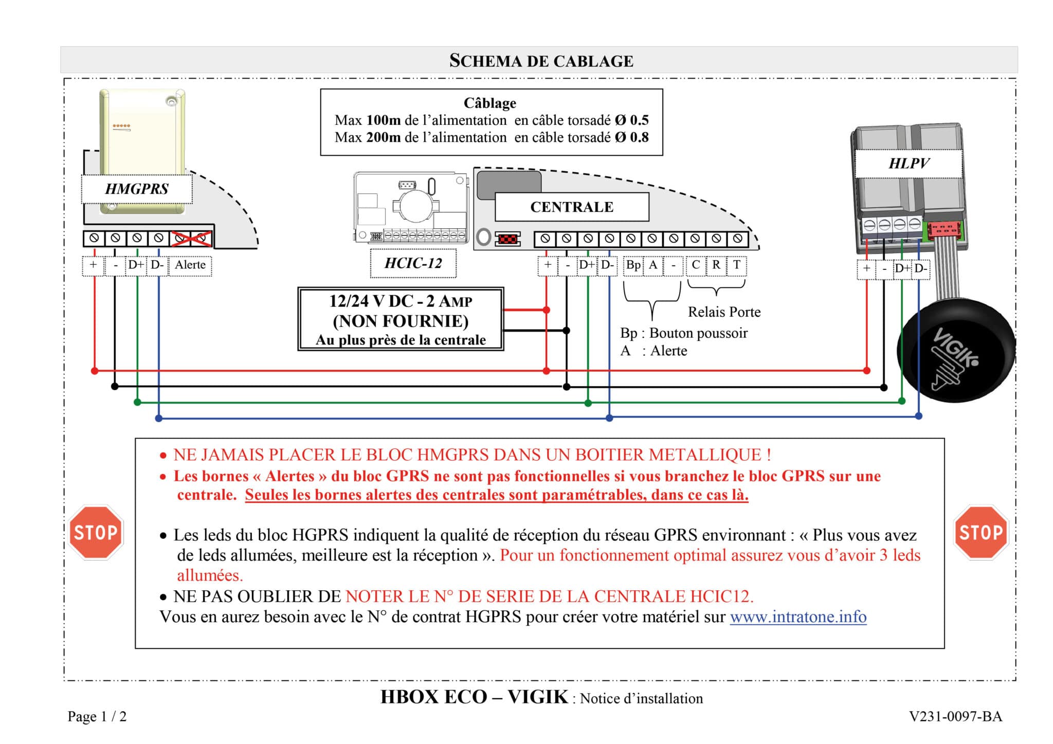 06-0102-PLUS - Intrabox DATA 4G éco lecteur de proximité Vigik ...