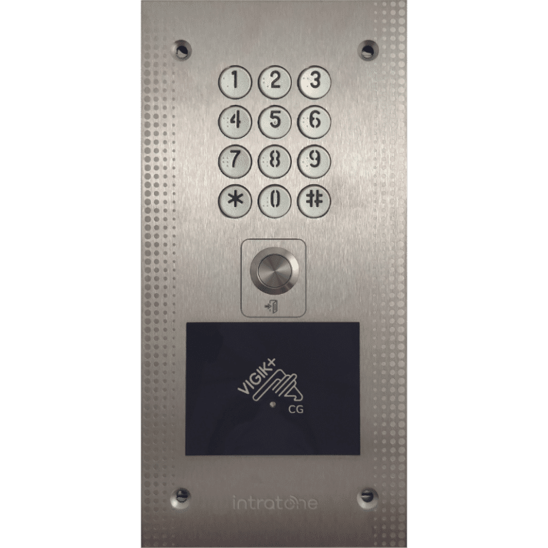 Clavier codé mains-libres avec BP et lecteur Vigik+® mains-libres ...